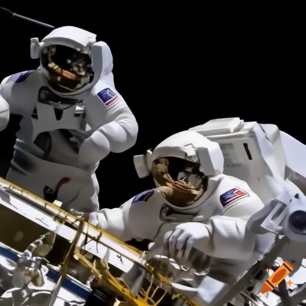 Satellite in space on Craiyon