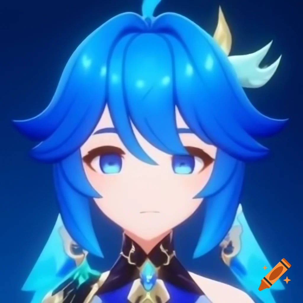 Candace, 4-star hydro polearm character from Genshin Impact in bright ...