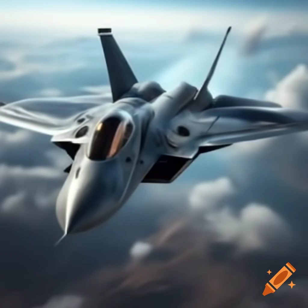 Futuristic fighter jet with yellow and black livery and an A emblem on Craiyon