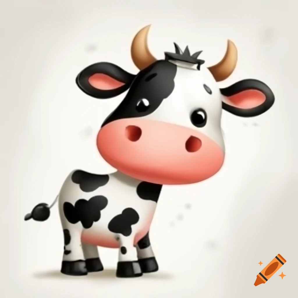 Pop art style cow celebrating the end of the year on Craiyon