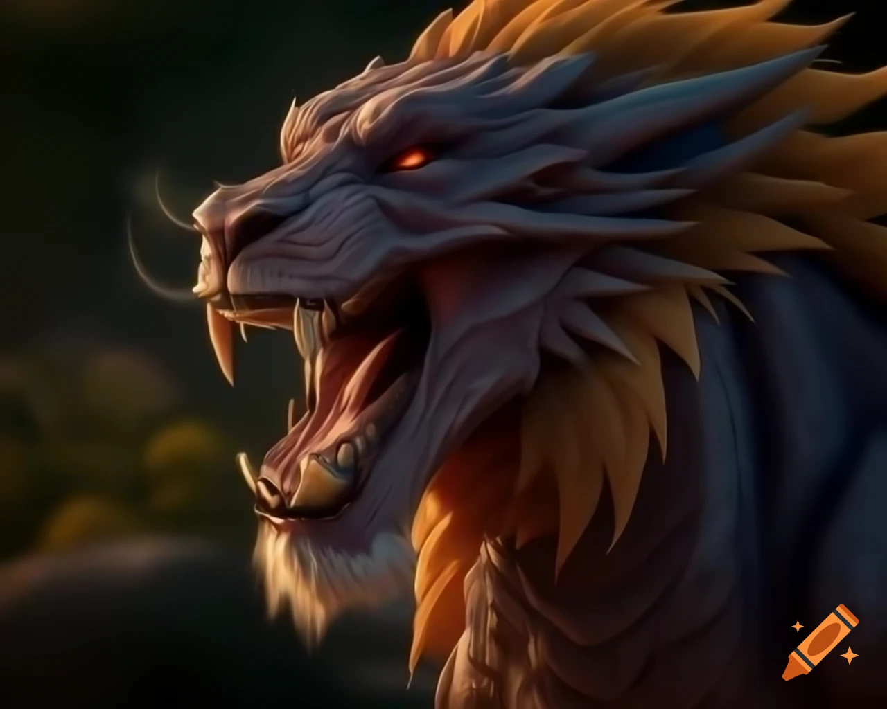 Majestic Dragon Illustration On Craiyon