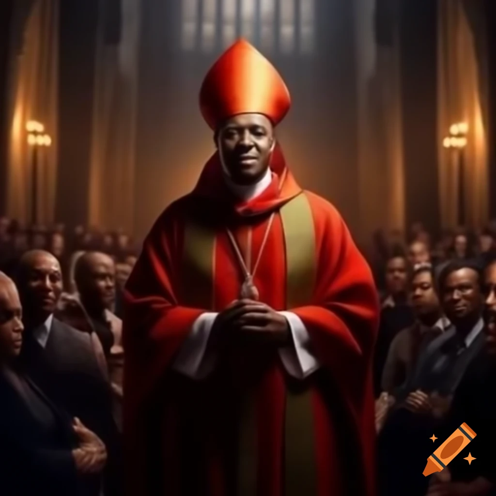 Realistic portrayal of Bishop Muthee Kengei in authoritative setting ...