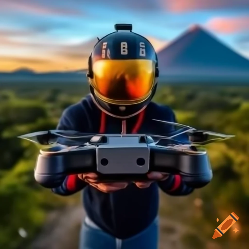 Avatar design for an FPV drone pilot based in Guatemala on Craiyon
