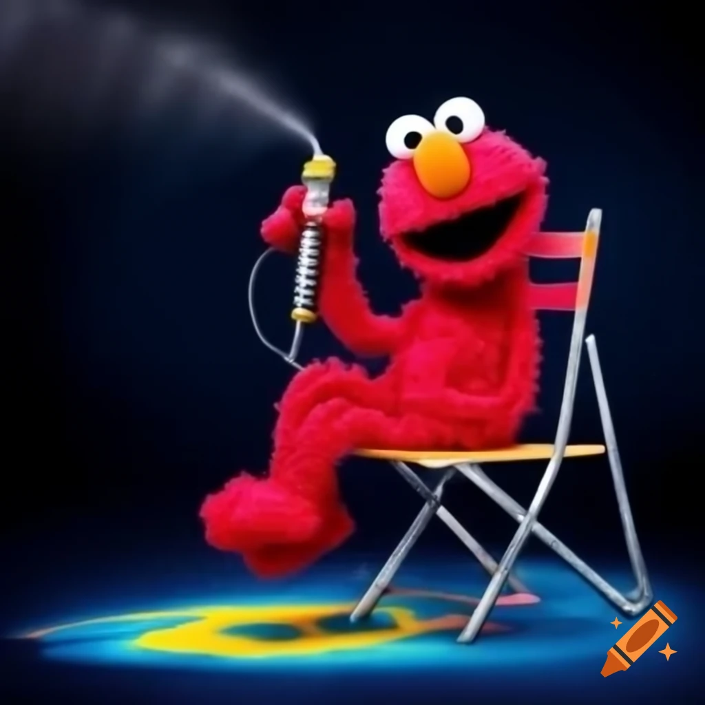 Bald-headed, white-bearded muppet character design on Craiyon