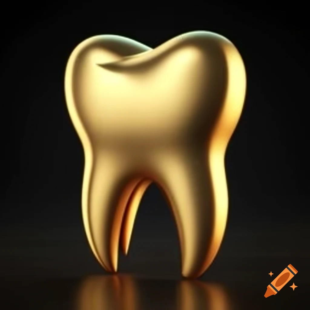 3d tooth model representation on Craiyon