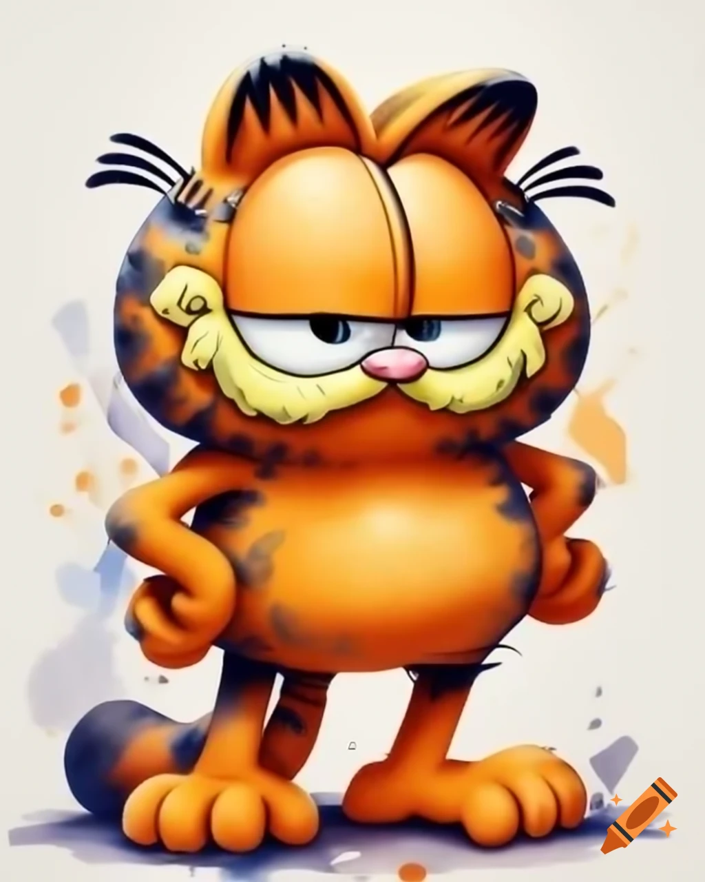 Smurfette competing in beach volleyball under sunny skies on Craiyon