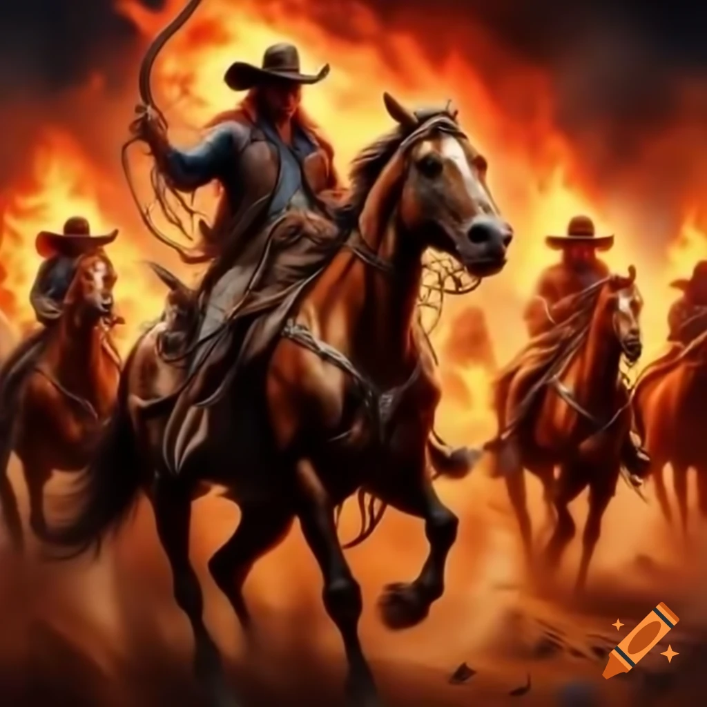 Governor Kristi Noem in cowboy hat sitting on horse in prairie ...