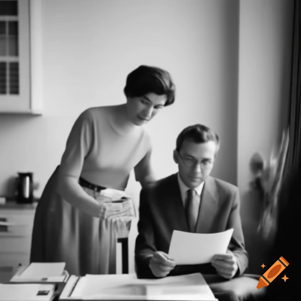 Christian husband and father working as a stock trader on Craiyon