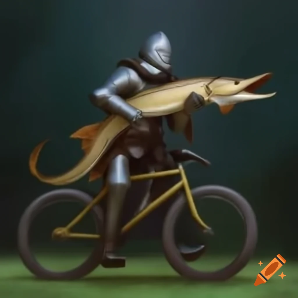 Humanoid fish with green and purple scales in brown robes, gazing ...