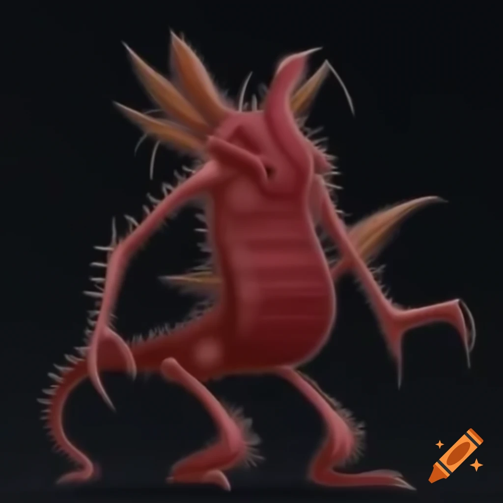 Humanoid toothless dragon creature with digitigrade legs and human-like ...