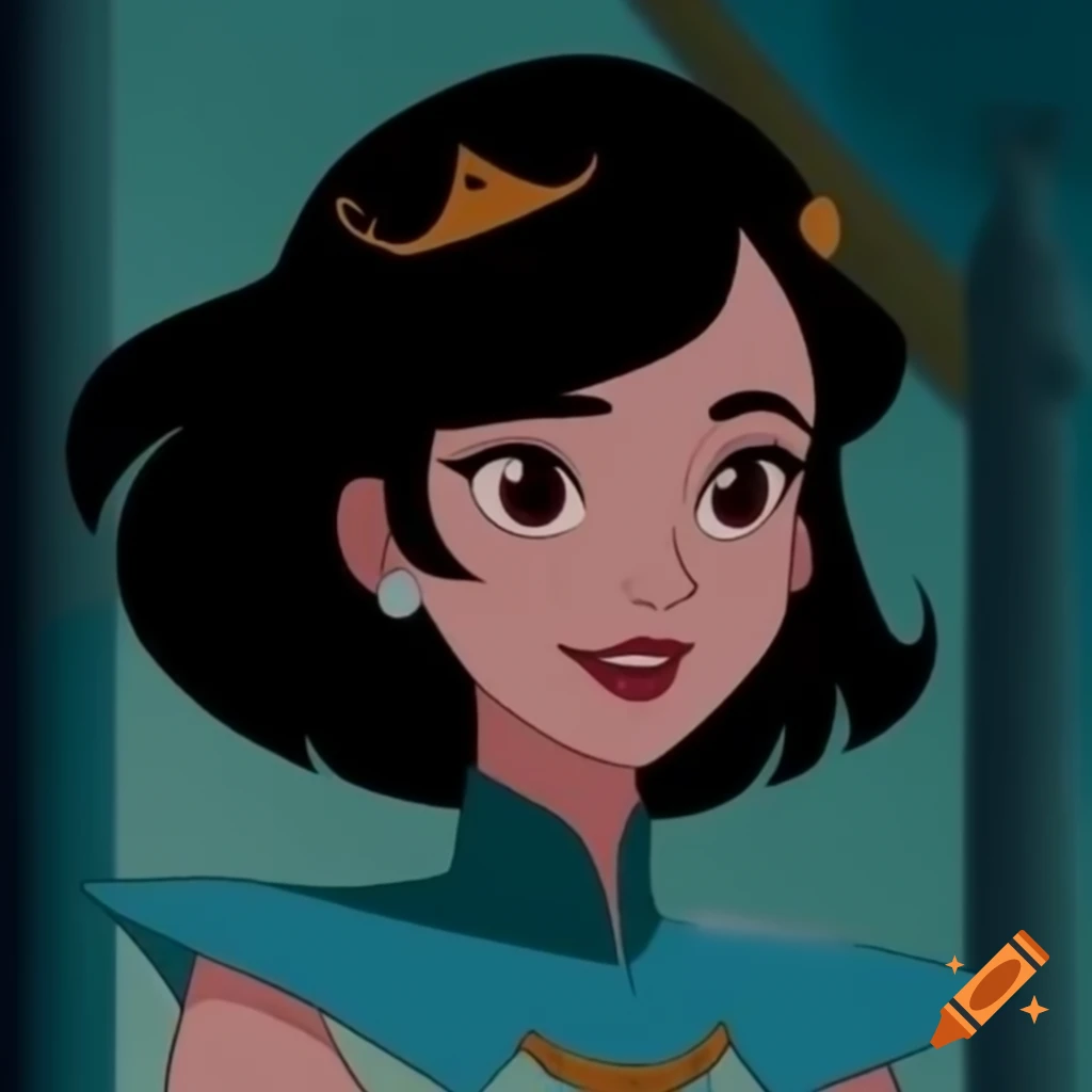 Malaysian princess comic sepian page, character profile on Craiyon