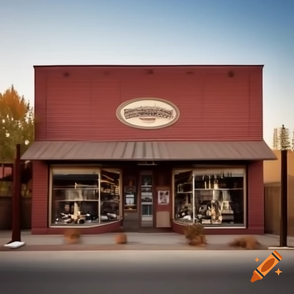 Old west general store decorated for Fall, named The Desert Willow ...