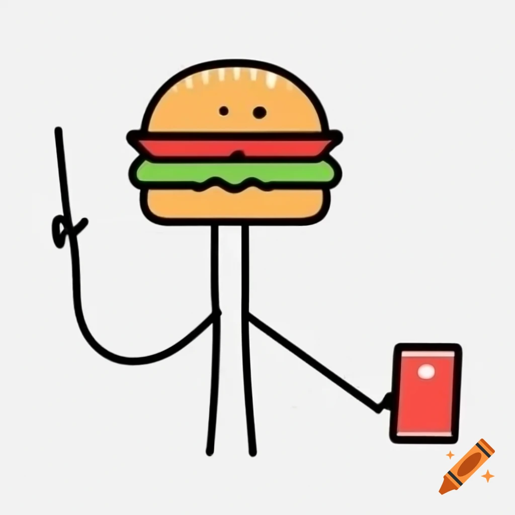 Farting stick figure illustration created on Craiyon