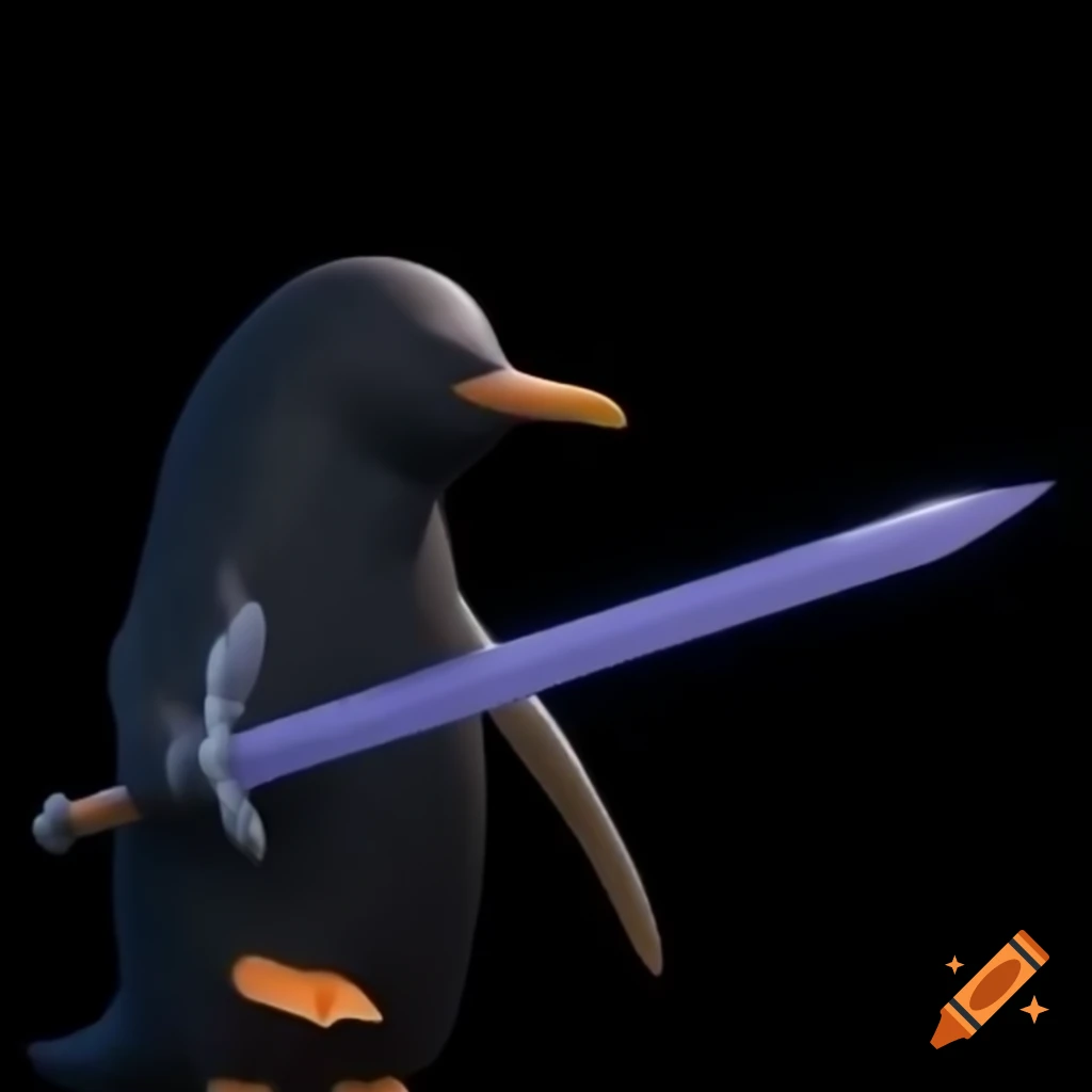 Penguin created on Craiyon