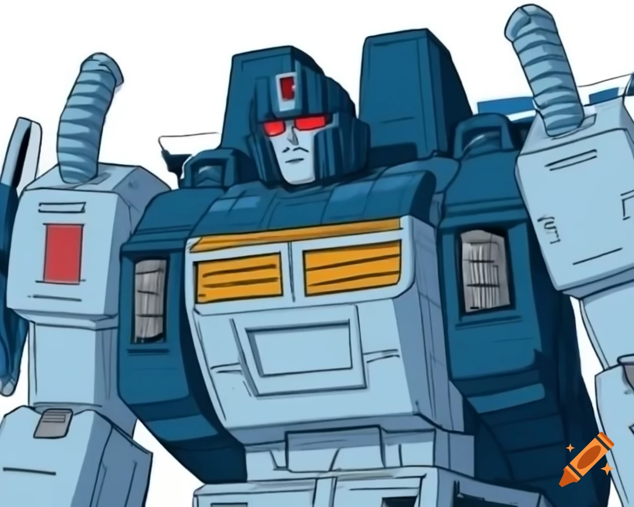 Highly detailed digital art of Sentinel Prime from IDW Transformers ...