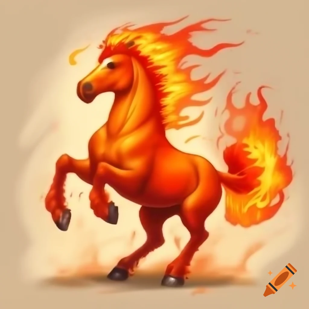 Painted horses running through detailed sci-fi city on Craiyon