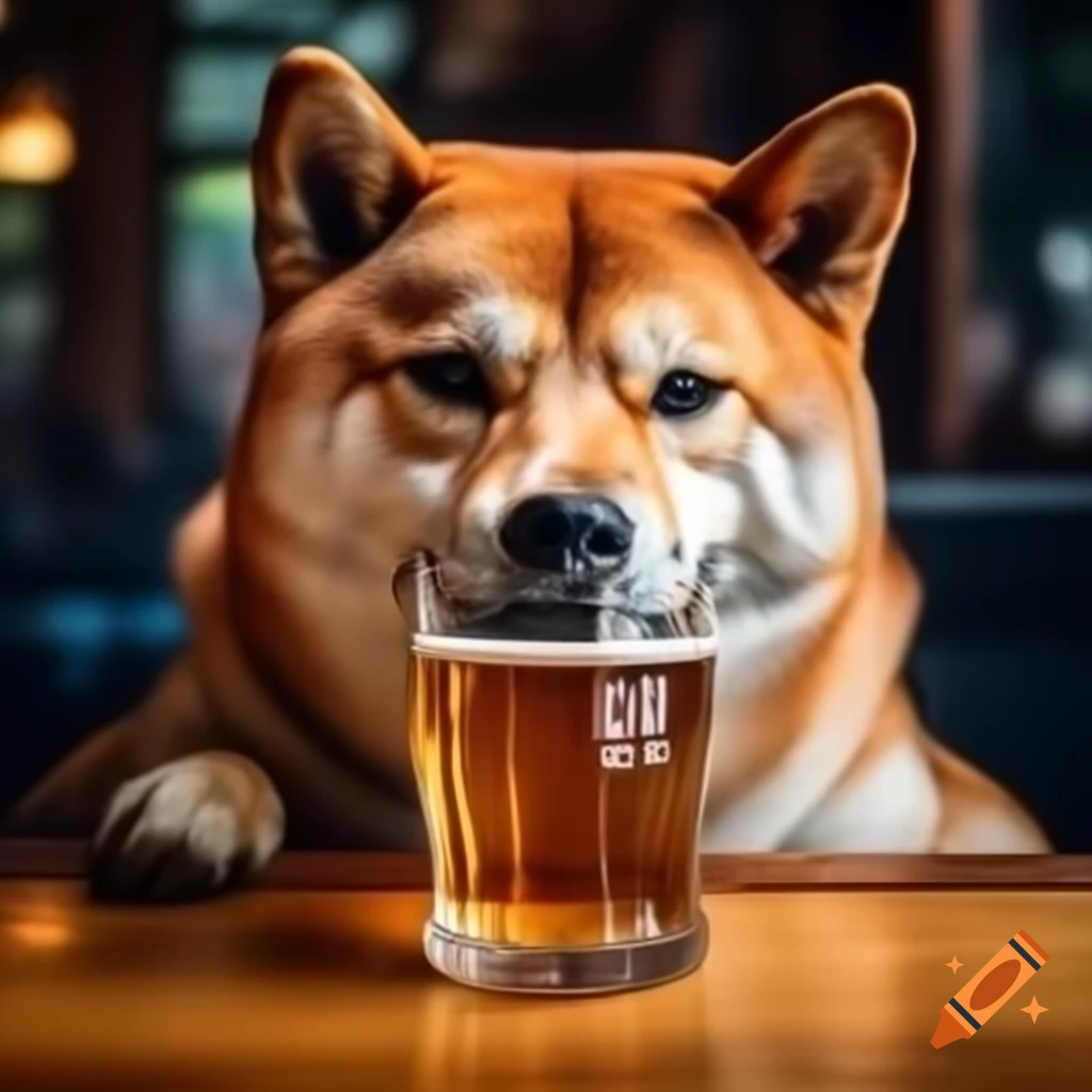 Angry Shiba Inu resembling a wolf, wearing tweed hat and clothes on Craiyon