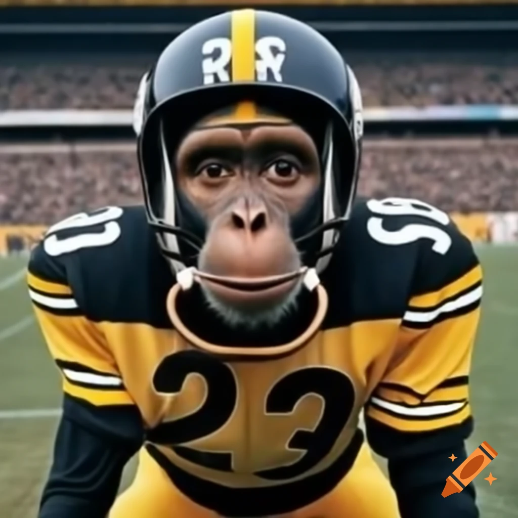 Portrait of nfl football player with battle-worn appearance on Craiyon