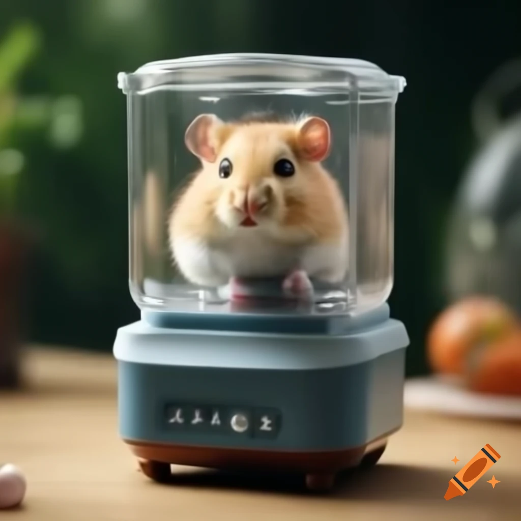 Cute hamster photo on Craiyon