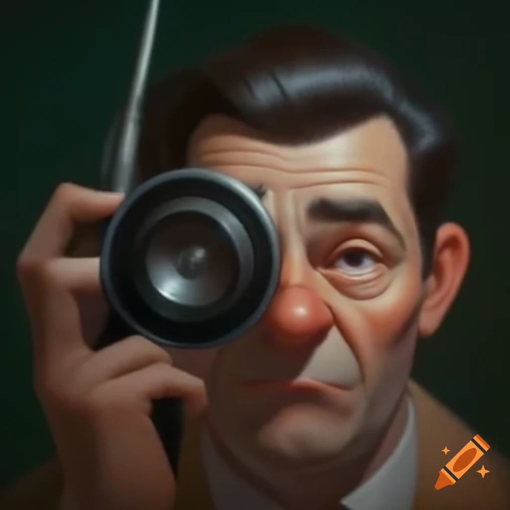 Person holding a radio head sculpture on Craiyon