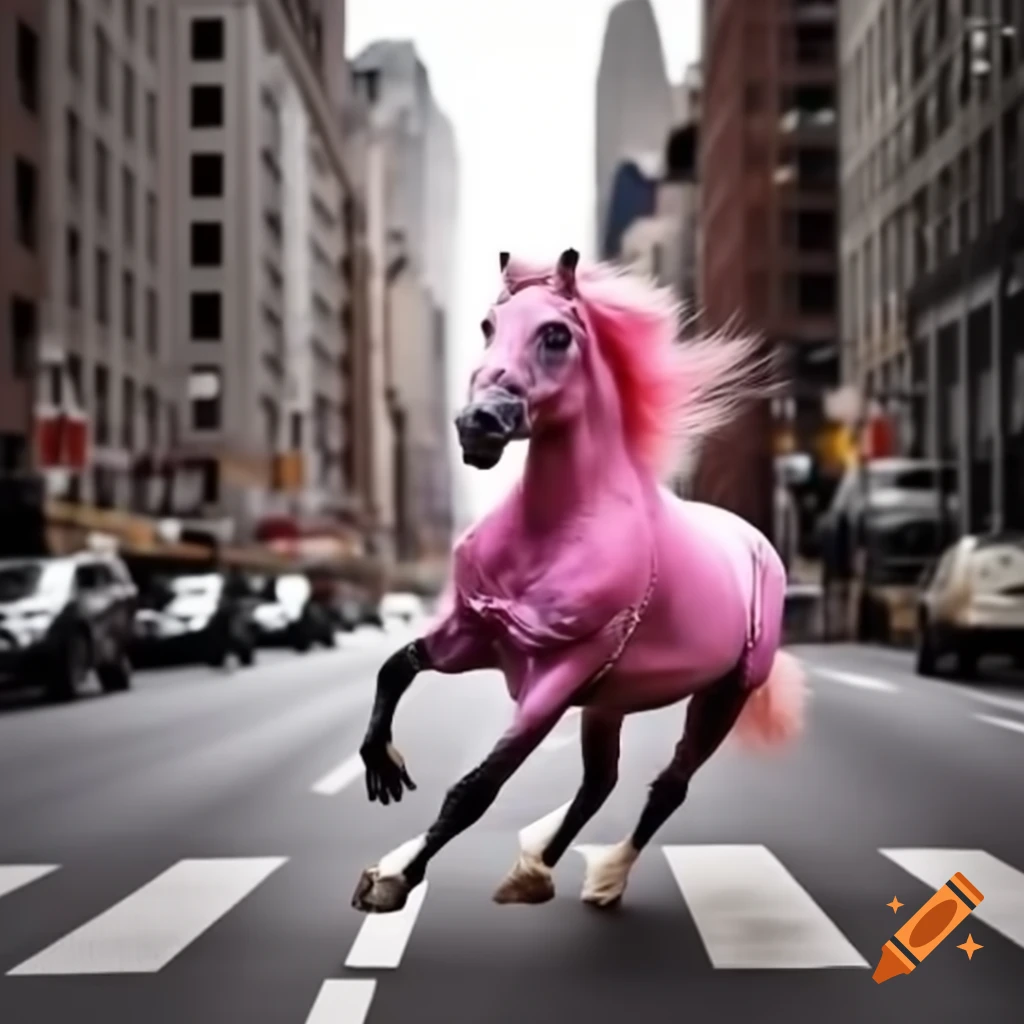 Seven lucky horses running together on Craiyon