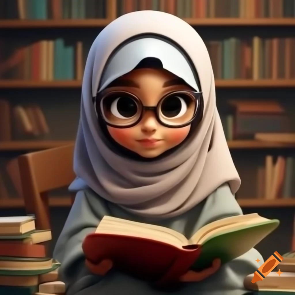 Girl in hijab viewing the Kabbah in Makkah on Craiyon