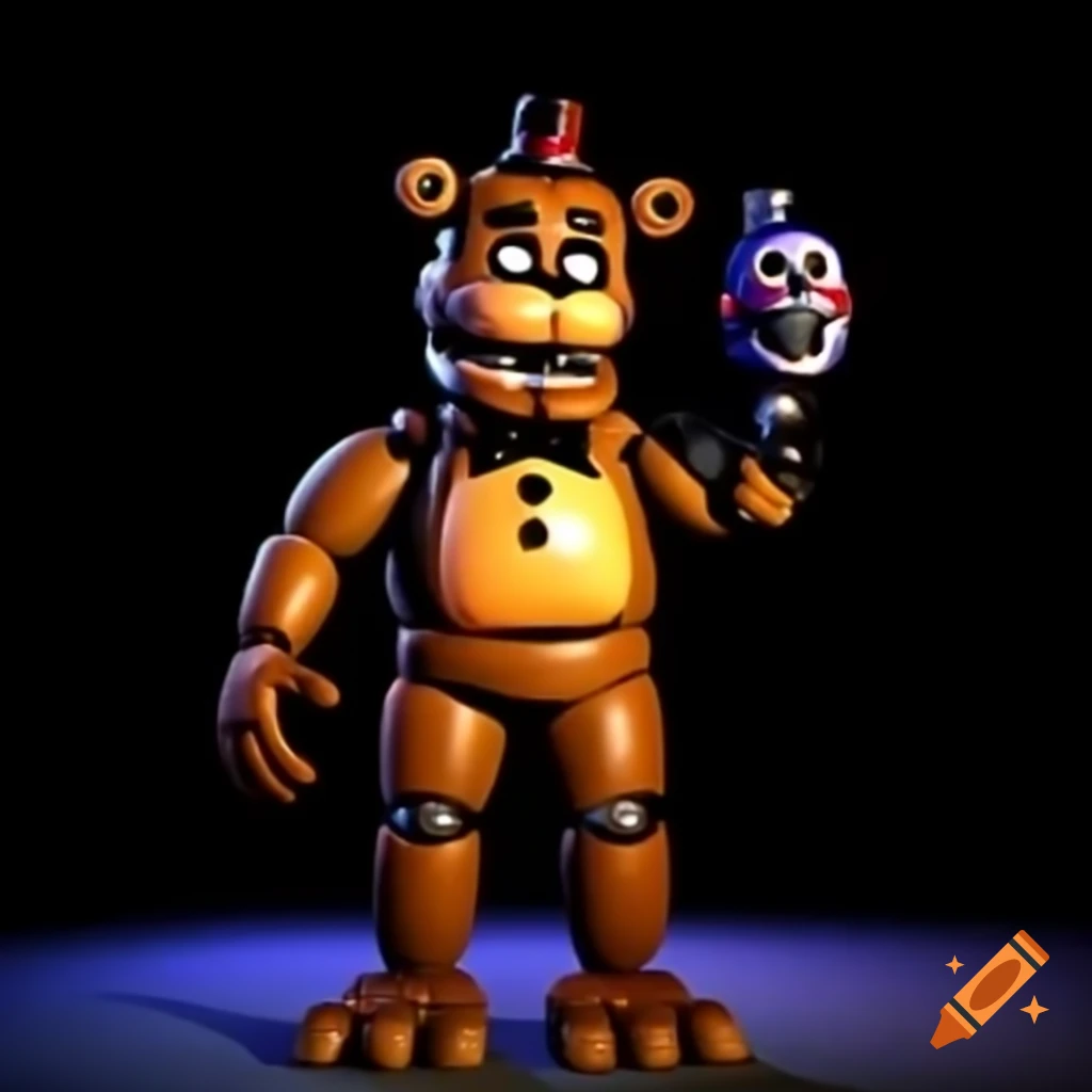 Freddy fazbear character from five nights at freddy's on Craiyon