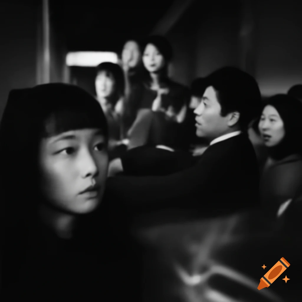 Surreal fashion scene inspired by film noir and dramatic photography on ...