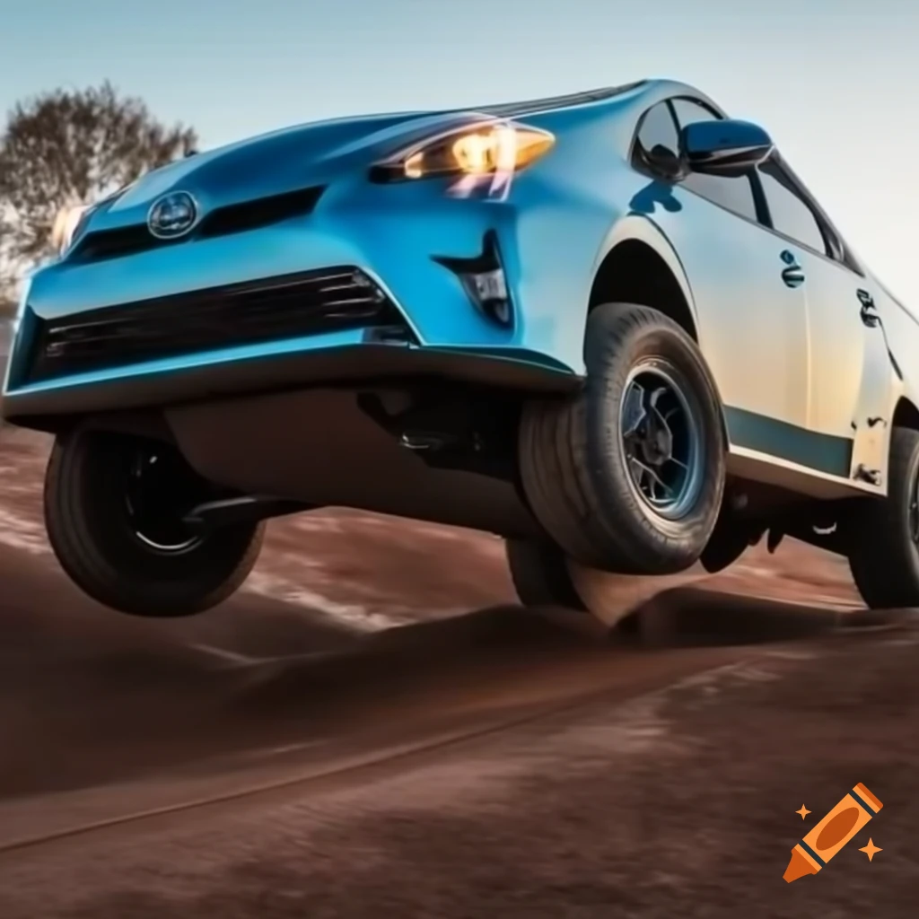 2001 blue Toyota Hilux double cab with lifted suspension and off-road ...