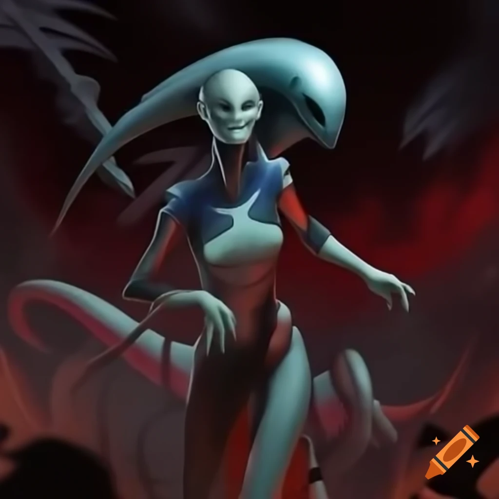 Epic battle scene in Dream War against alien forces on Craiyon