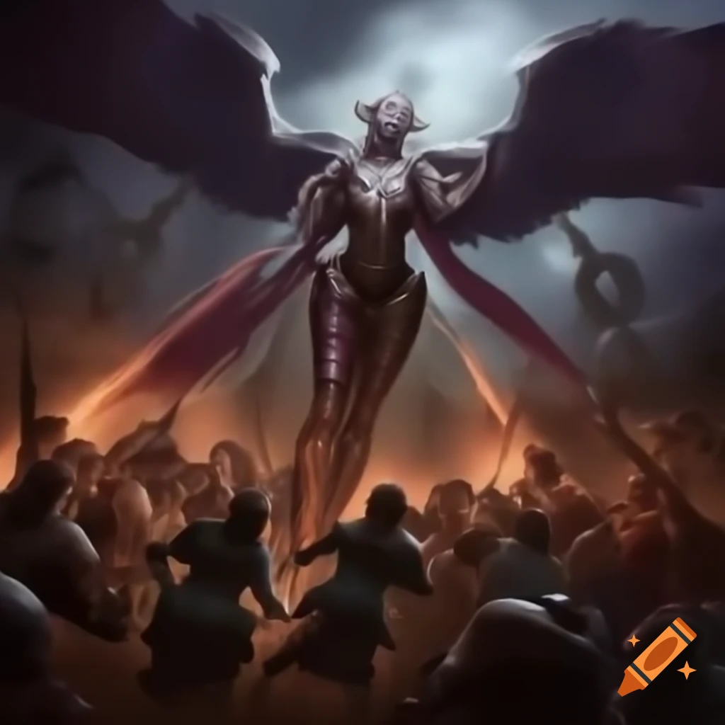 Action-packed scene from the great dream war featuring dreamweaver ...