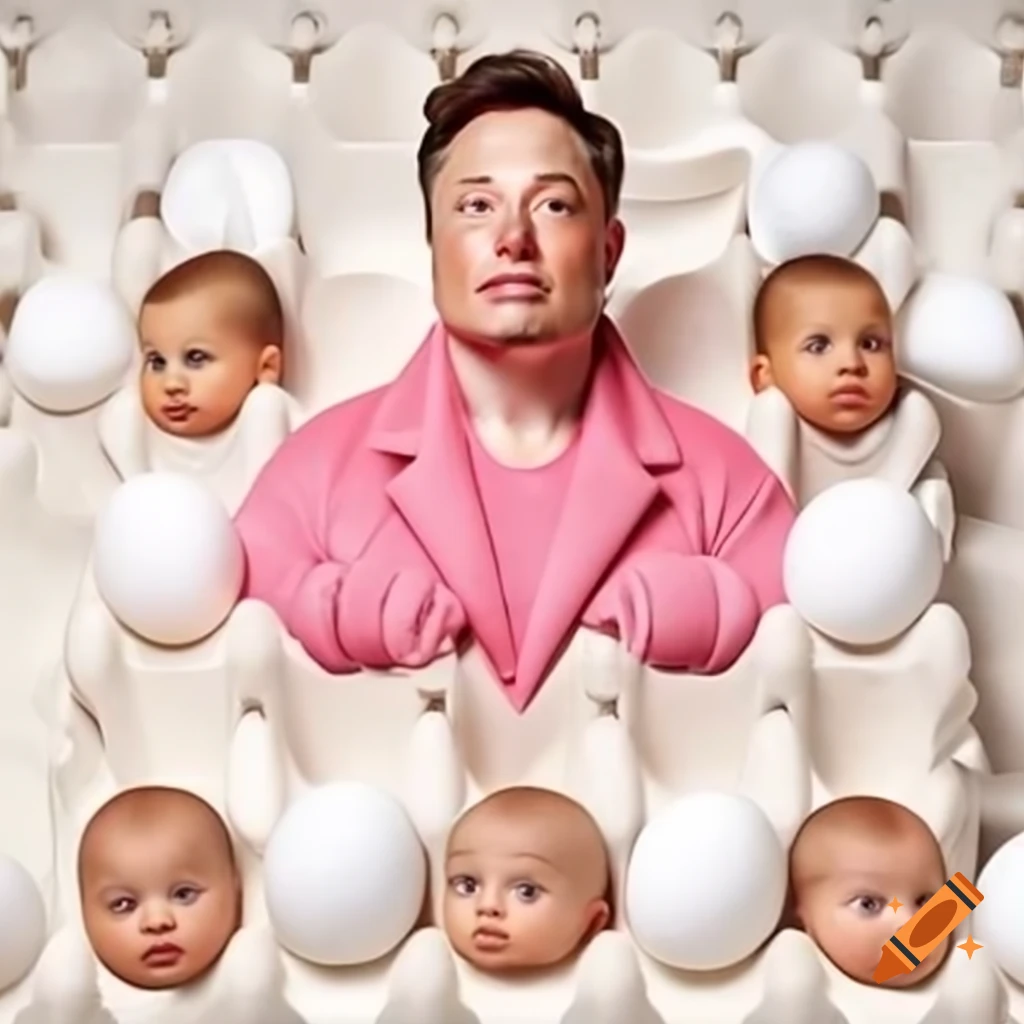 Elon musk on a rocket on Craiyon