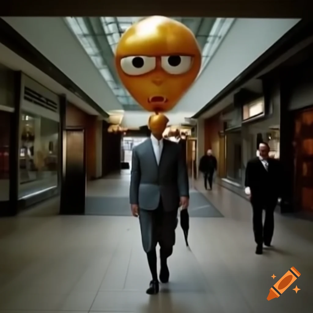 Real-life interpretation of alien character walking in mall, inspired ...