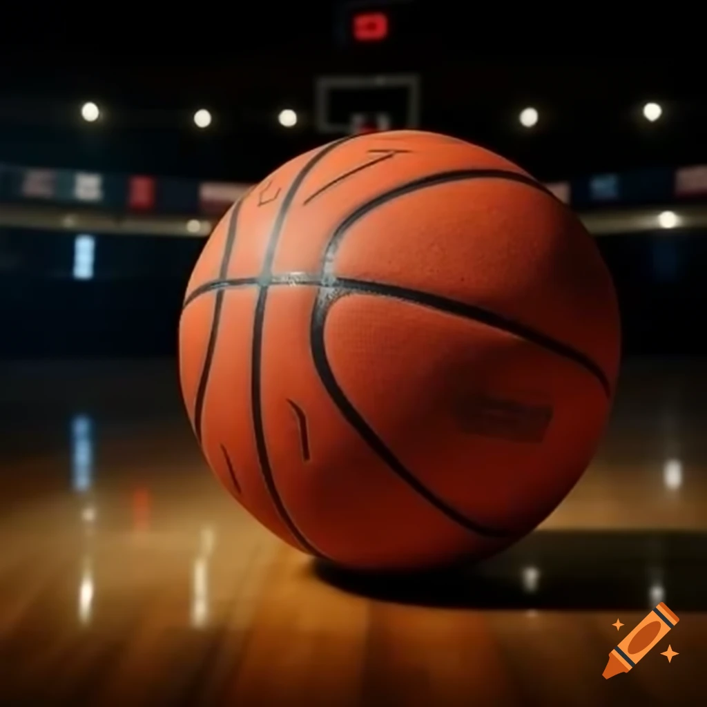 Basketball gameplay action on Craiyon