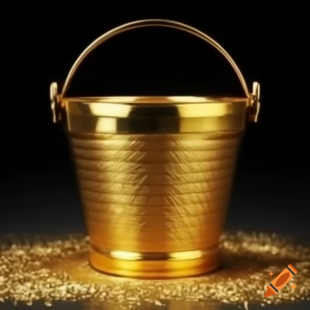 Golden bucket on Craiyon