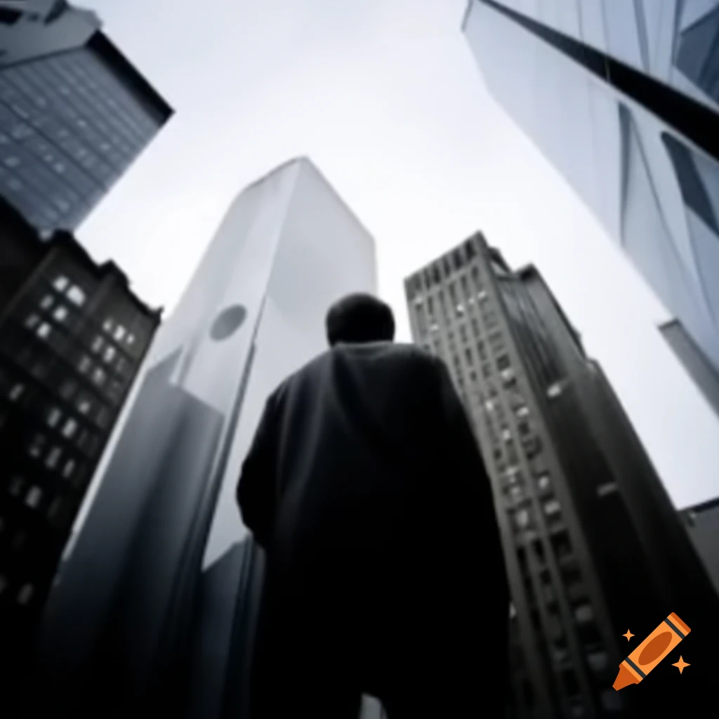 Matt Smith on a skyscraper on Craiyon