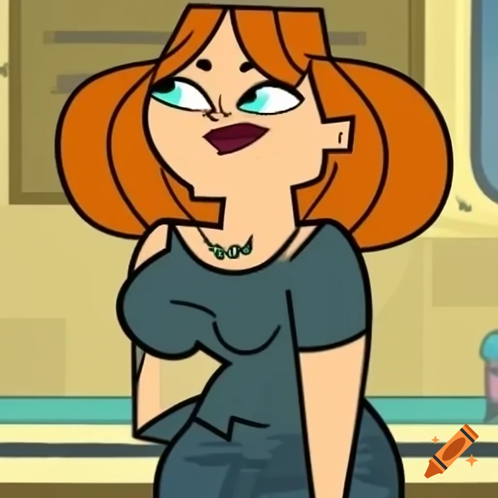 Plus size original character inspired by total drama series on Craiyon
