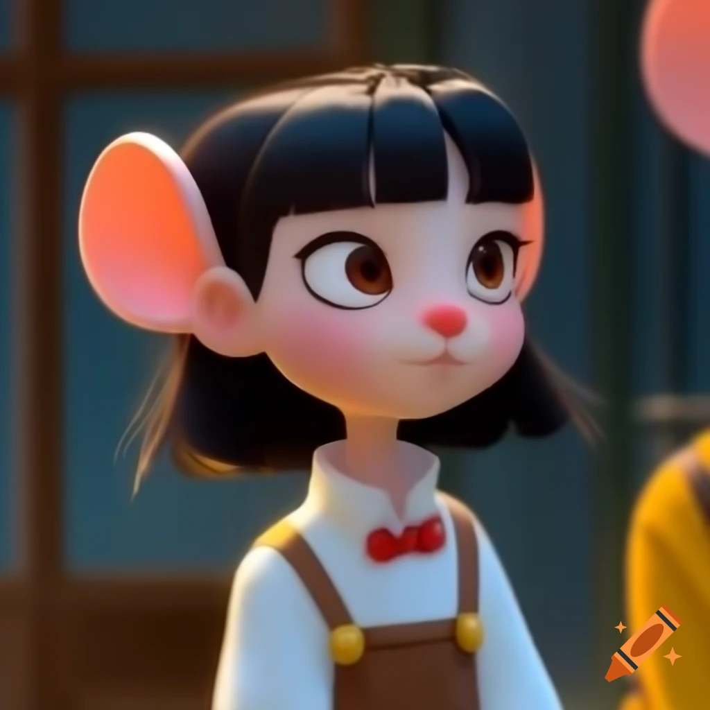 Minnie Mouse's legs in playful pose on Craiyon