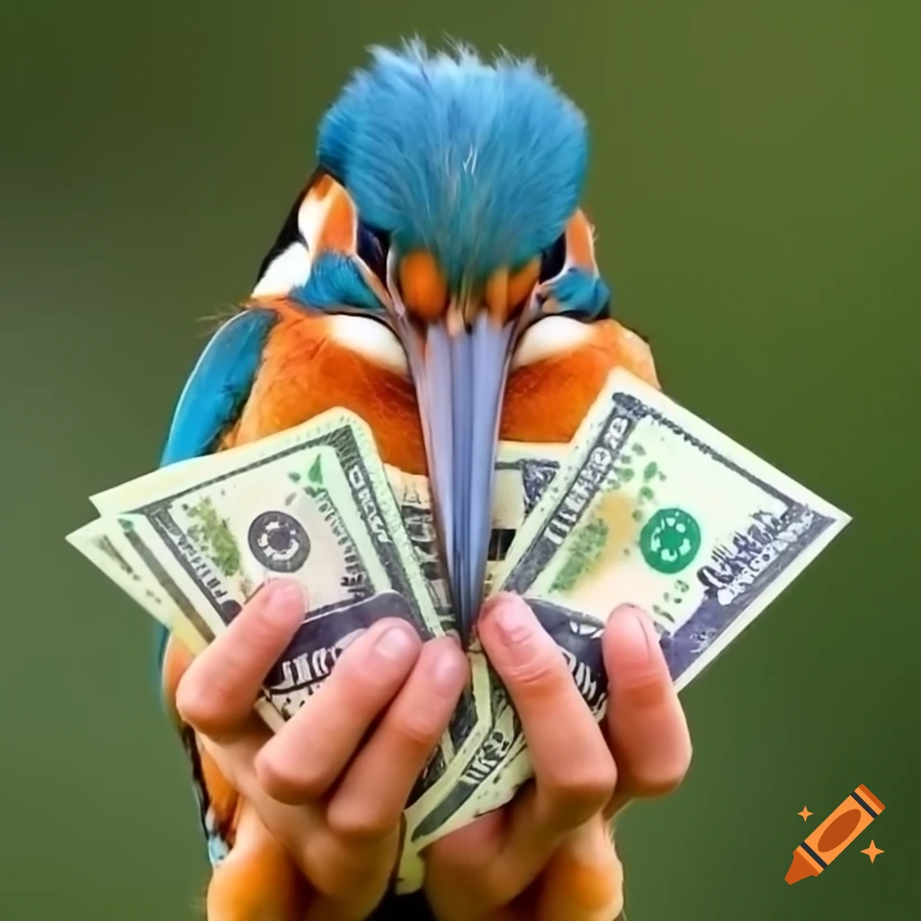 Child with money on Craiyon