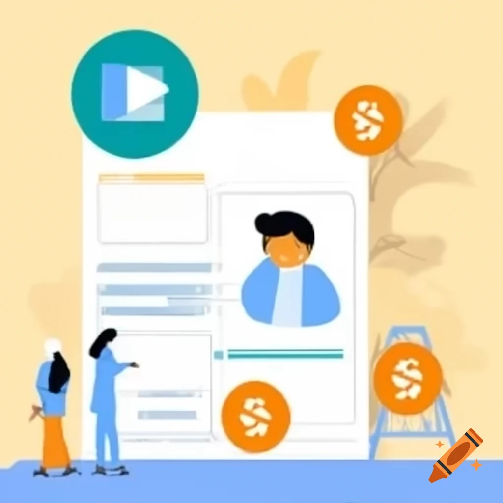 Illustration of VADA system for doctors managing business and revenue ...