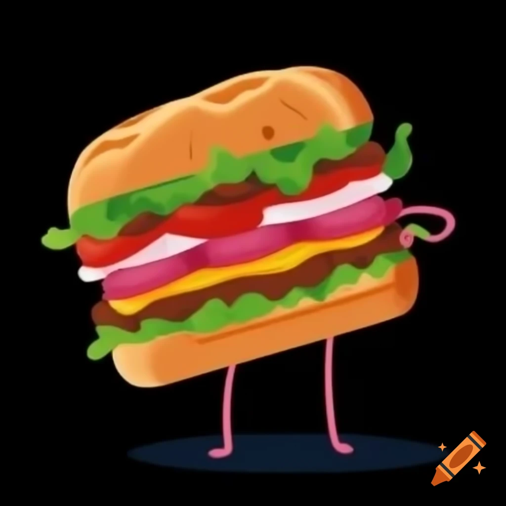 Animated scared vegetables reacting to a butcher knife on Craiyon