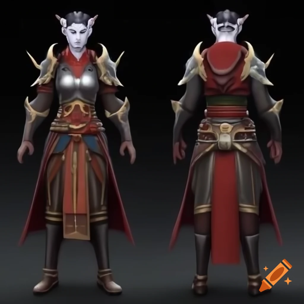 Inquisitor-inspired outfit for female Dalish elf with medieval and ...