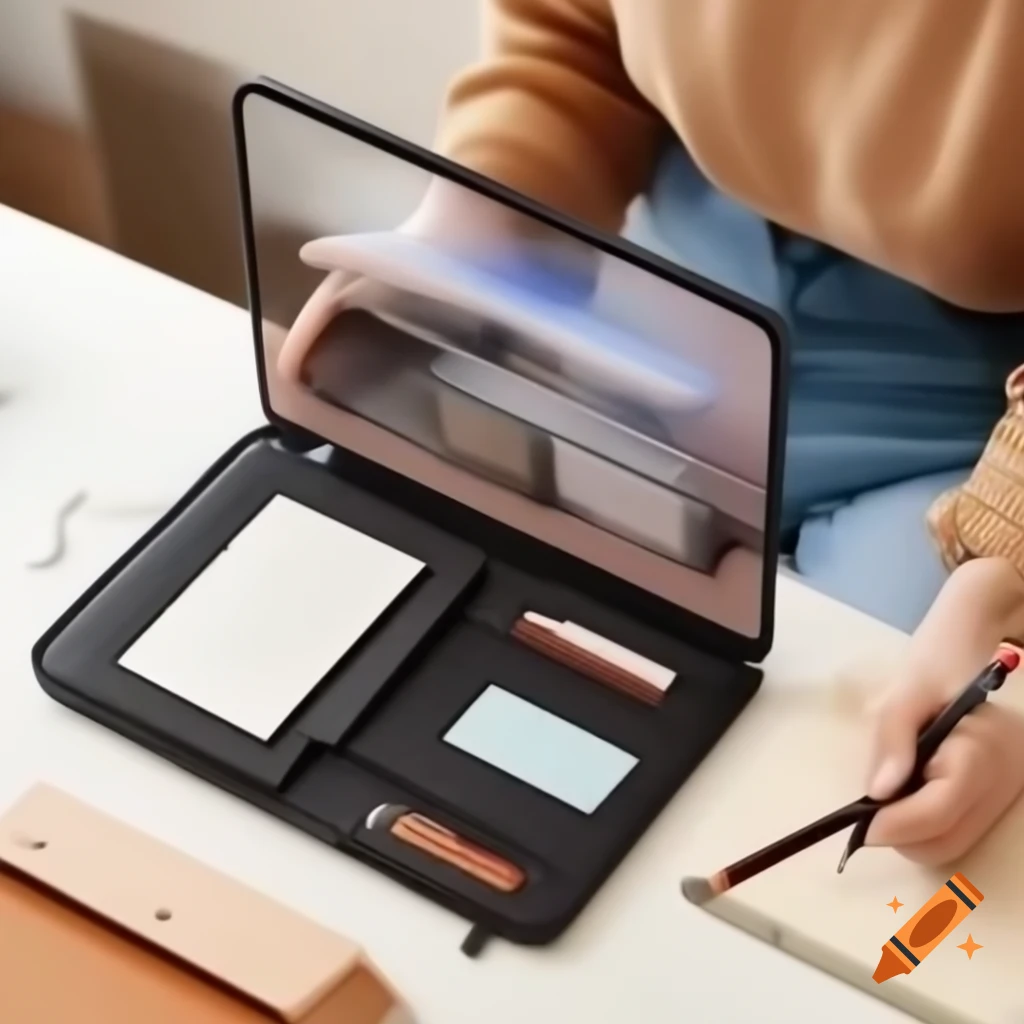 Multi-functional leather laptop sleeve with compartments for ...