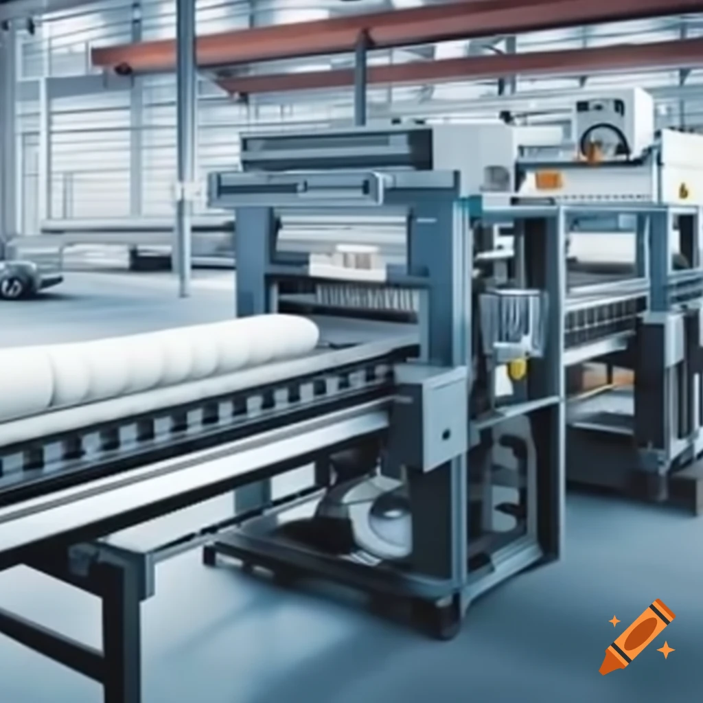 Industrial machine with conveyor belt for handling large fabric bags on ...