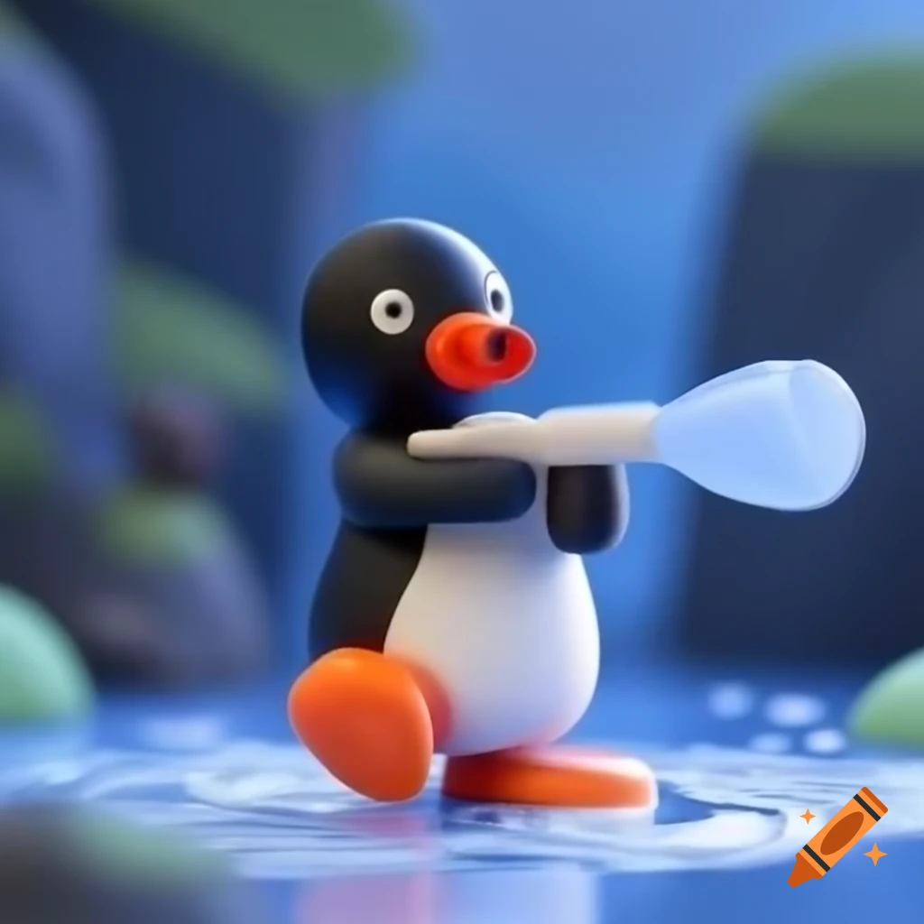 Linux logo on Craiyon