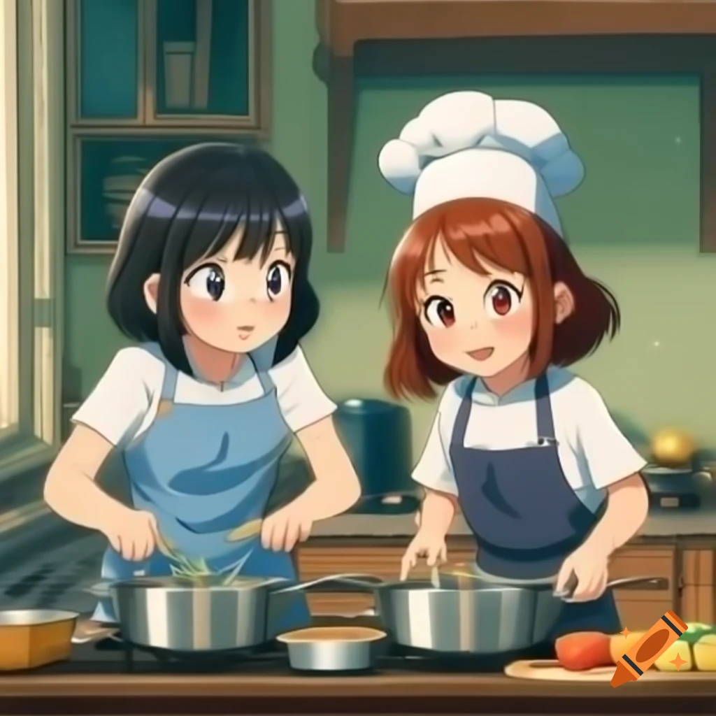 Woman cooking traditional filipino dish sinigang on Craiyon