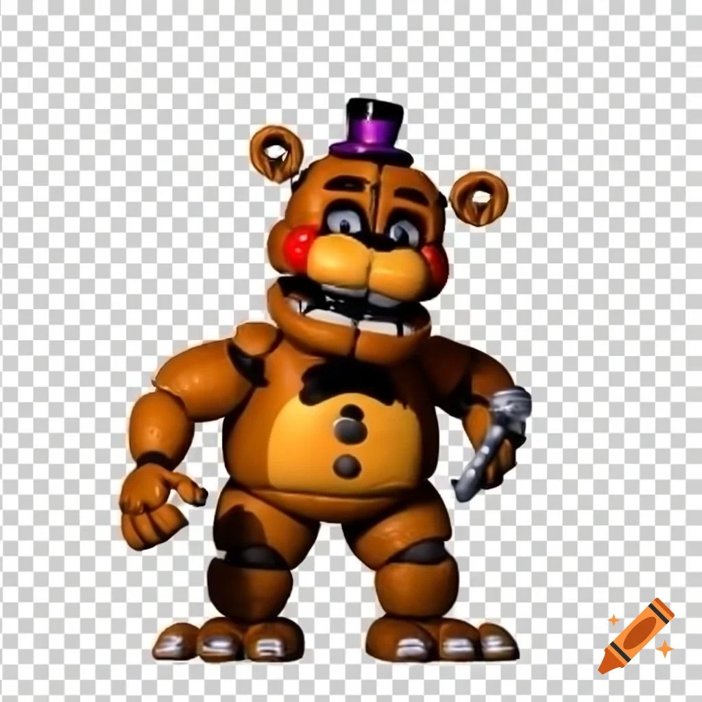 Freddy Fazbear character in Pokémon style on Craiyon