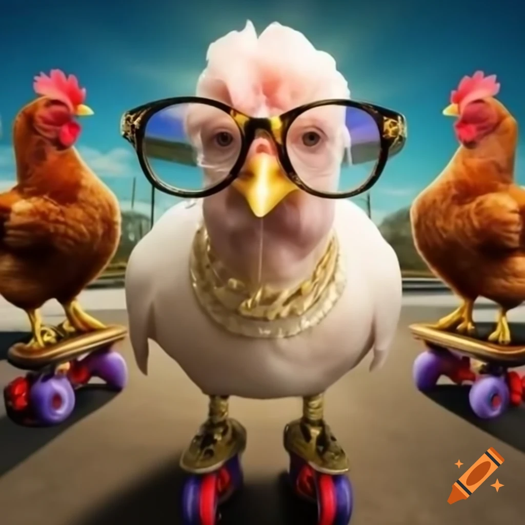 Broccoli rapper resembling Mark Zuckerberg wearing chain and big watch ...