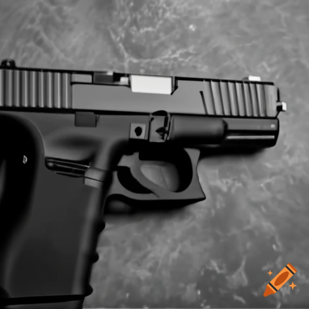 4k wallpaper of Glock 18 with smoke from barrel and engraved name Jhoan ...