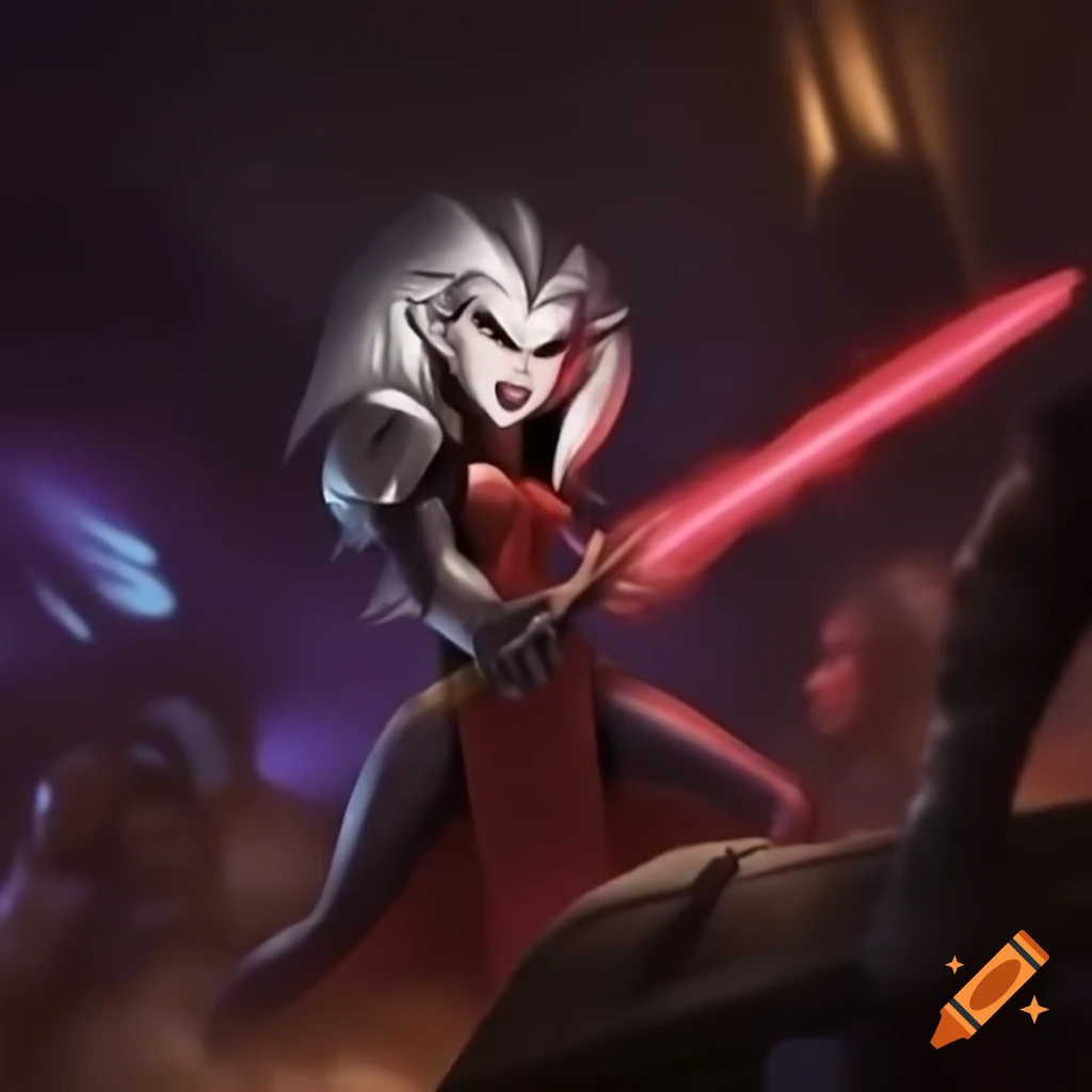 Epic battle scene between EDA and Warhammer characters on Craiyon